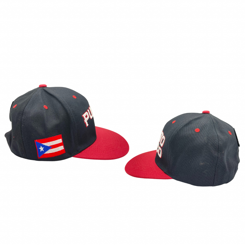 PUERTO RICO FLAG – BLACK & RED – Camínalo Store